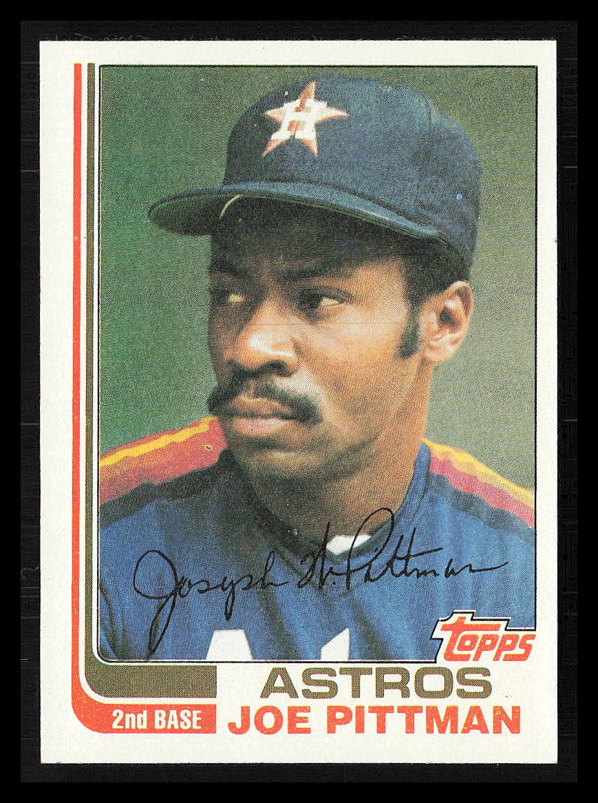 Joe Pittman 1982 Topps #119 Houston Astros | eBay