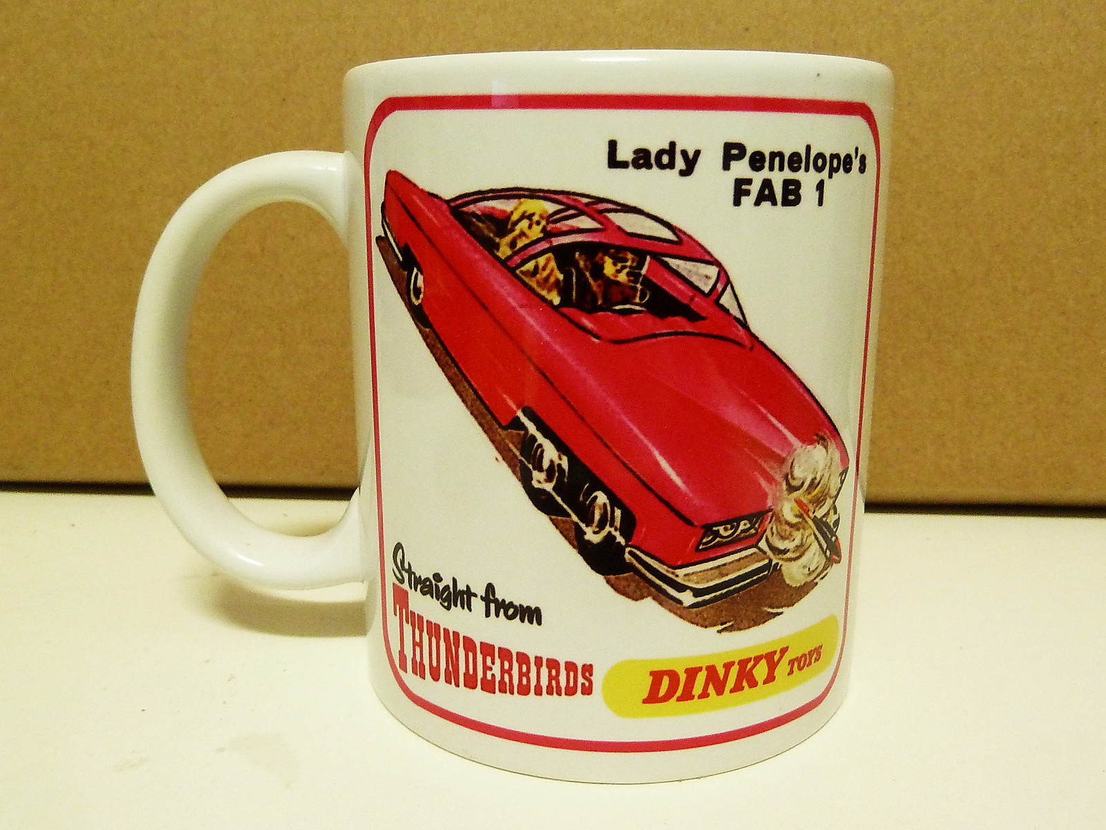 300ml COFFEE MUG, DINKY TOYS THUNDERBIRDS FAB 1 | eBay