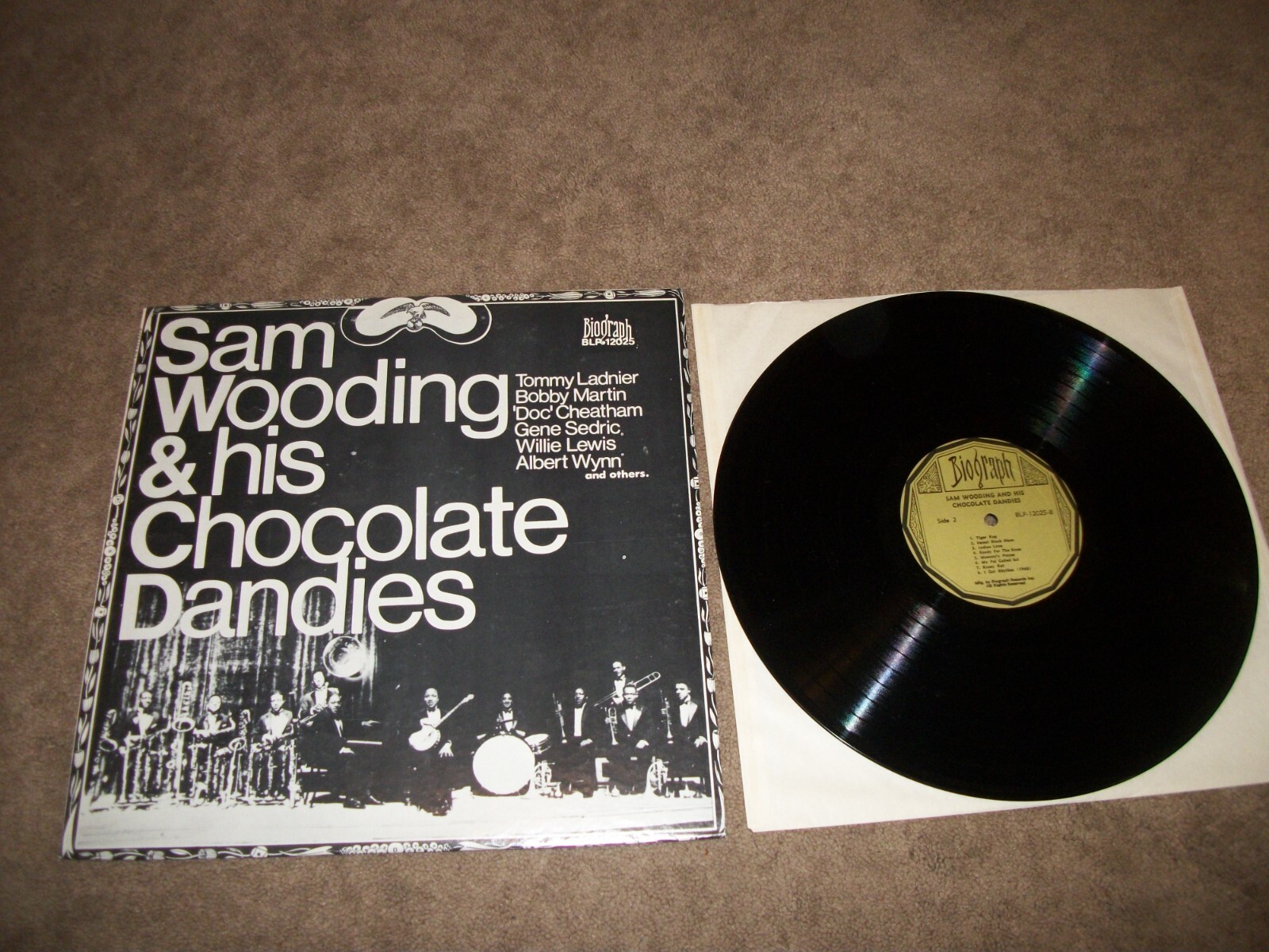 SAM WOODING Chocolate Dandies LP - Tommy Ladnier Doc Cheatham - NM ...