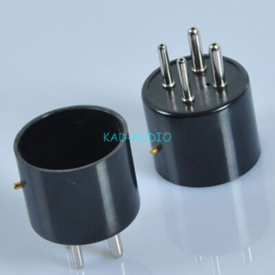 2PCS Amp 4Pin Tube Base Bakelite Socket 300B 2A3 U4A Triode Valve DIY ...