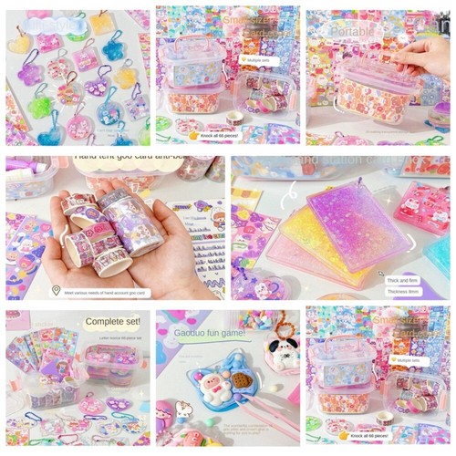 Acrylic DIY Keyring Handmade Gooka Stickers Set Kids Toys | eBay