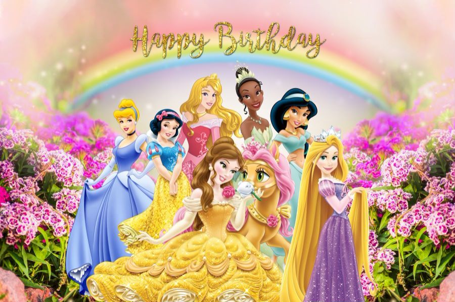 Princess Birthday Party Background