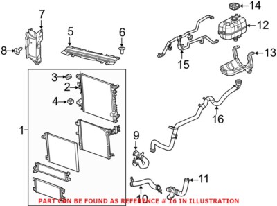 Genuine Mopar Engine Coolant Water Outlet Tube 68280802AD | eBay