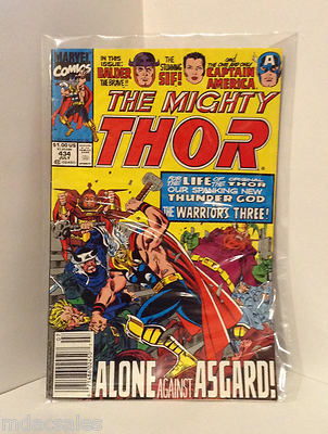 MARVEL COMICS THE MIGHTY THOR ALONE AGAINST ASGARD! NO.434 JULY 1991 | eBay