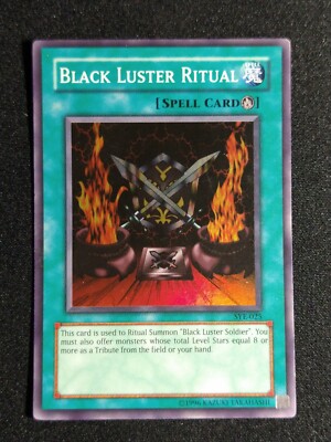 Yu-Gi-Oh! 2x Black Luster Ritual SYE-025 Unlimited Edition Super Rare ...