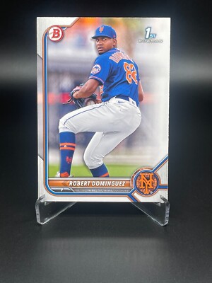 2022 Bowman 1st Robert Dominguez #BP-51 New York Mets - Free Shipping ...