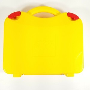 LEGO Yellow Hard Plastic Carrying Carry Case Storage Box with Handle ...
