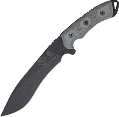 TOPS DART Direct Action Rescue Team Fixed Blade Black Linen Handle ...