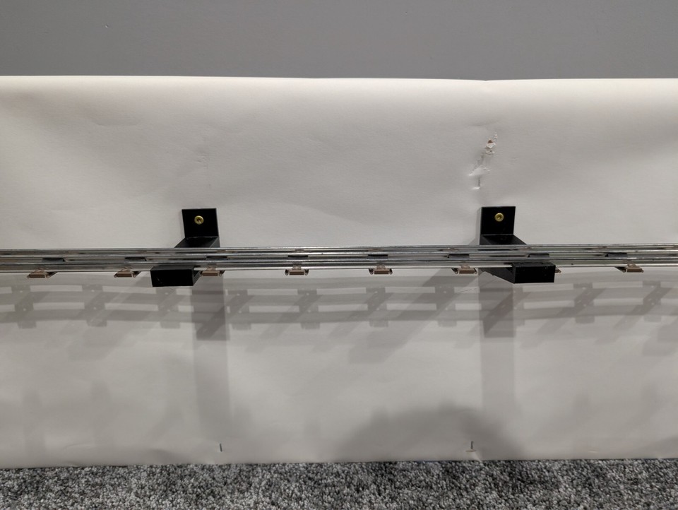 O Scale Model Train Track Wall Mount Complete Room System | eBay