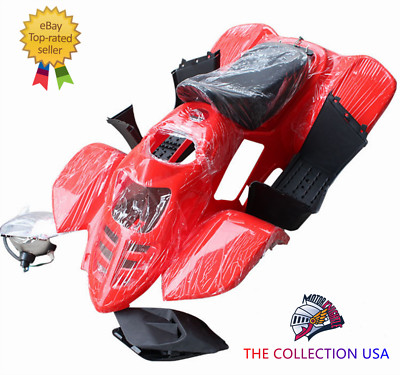 ATV Quad Body Plastic front rear fender for Taotao 110B 110cc Red BODY ...