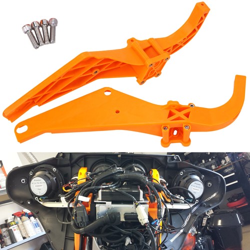 Alloy Strong Arm Batwing Inner Fairing Support Brackets For Harley ...