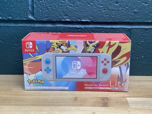Nintendo Switch Lite - Pokemon Zacian & Zamazenta Edition - Brand New ...