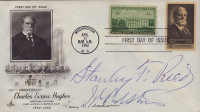 STANLEY F. REED - FIRST DAY COVER SIGNED WITH CO-SIGNERS | eBay
