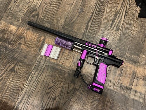 Rare CCM T2 Pump Paintball Marker with CCM Barrel Kit - Purple | eBay