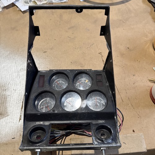 72-76 C3 Corvette Center Console Instrument Gauge Cluster Assembly ...
