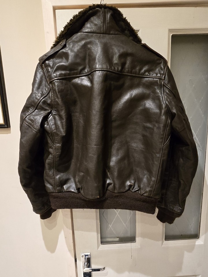 Schott NYC Leather Flight Jacket Macready The Thing | eBay UK