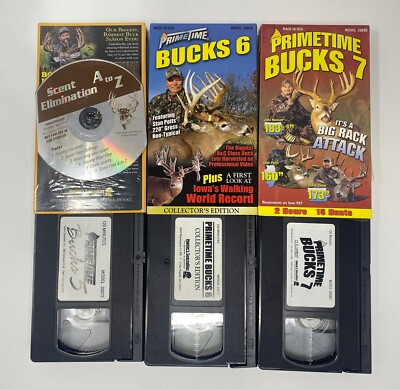VHS: Hunters Specialties Primetime Bucks 5/6/7: deer hunting | eBay