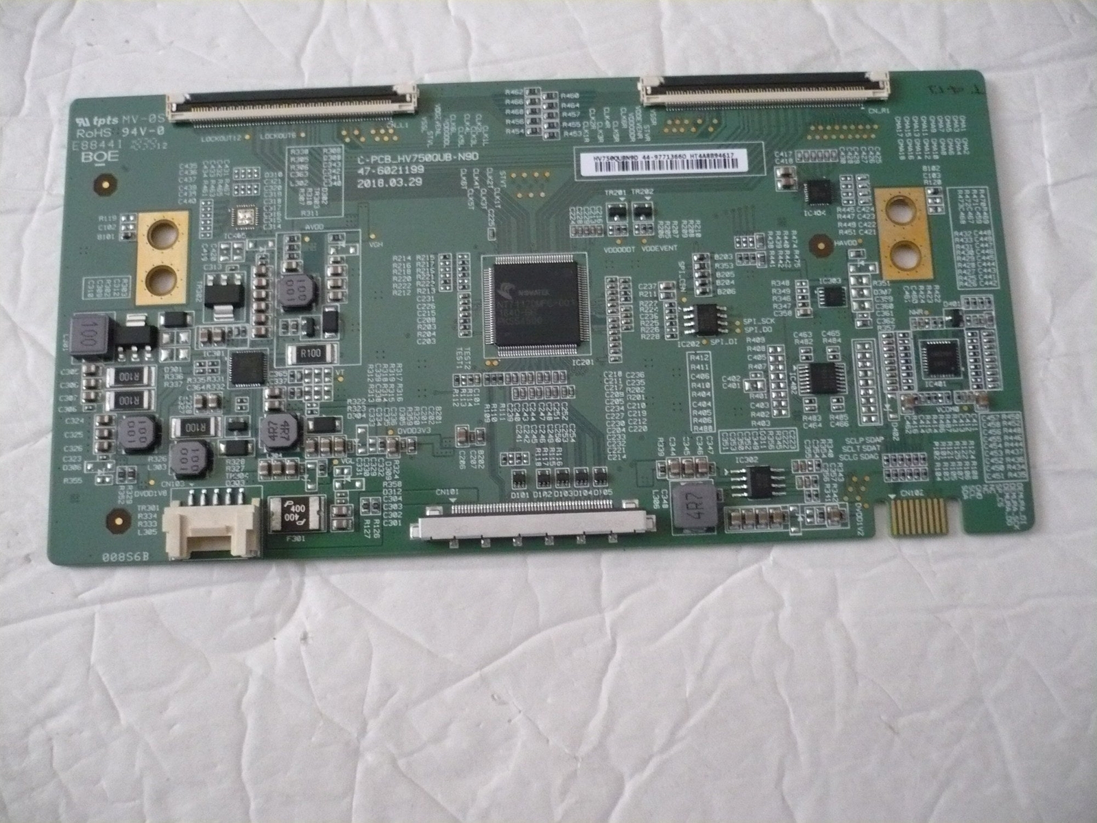 LG 75UK6190PUB TV CONTROL BOARD 44-97713660 / HV750QUB-N9D | eBay