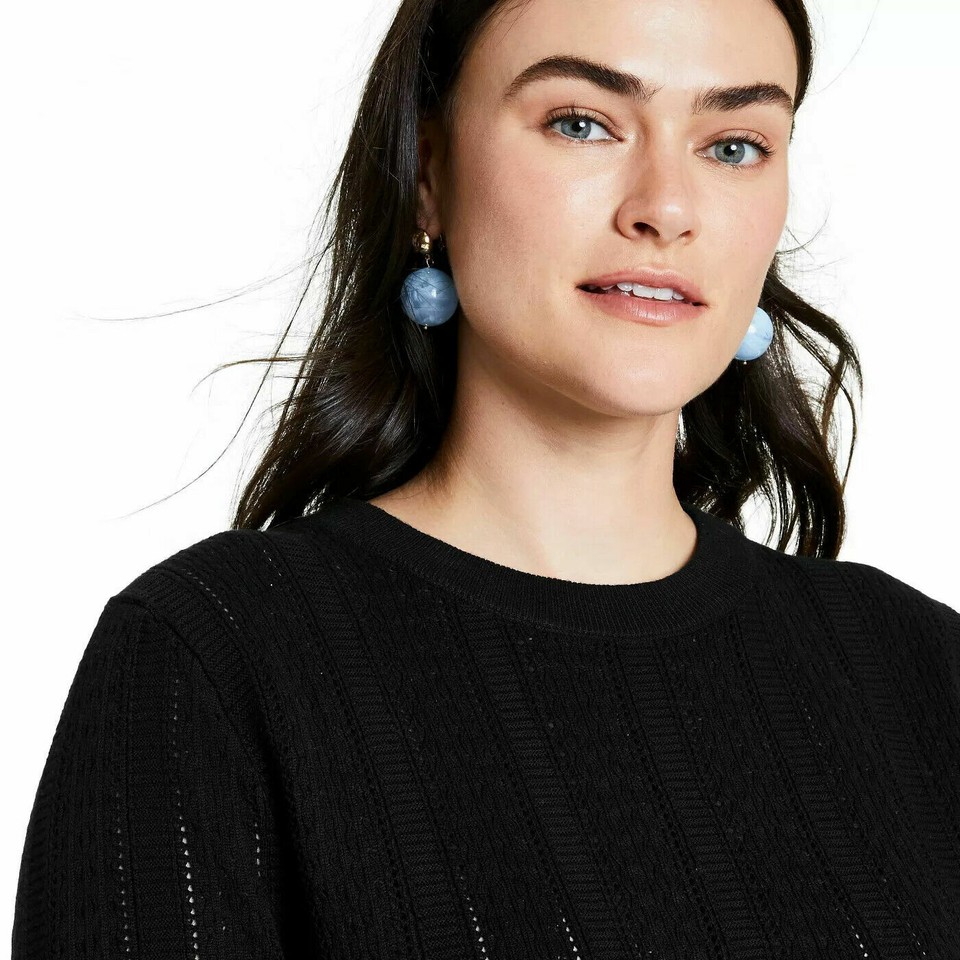 Rachel Comey x Target Women's Crewneck Pullover Sweater Black NWT 3X ...