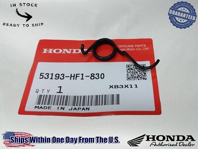 Honda Genuine OEM Authentic Rear Hand Brake Lever Return Spring 53193 ...
