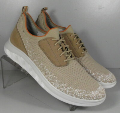 593806 MS50 MOVE KNIT MEN'S SHOES 8 M KHAKI KNIT / LEATHER JOHNSTON ...