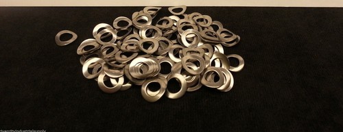 (10) METRIC M6 / 1/4" Stainless Steel Wave / Curved / Bent Washers DIN ...