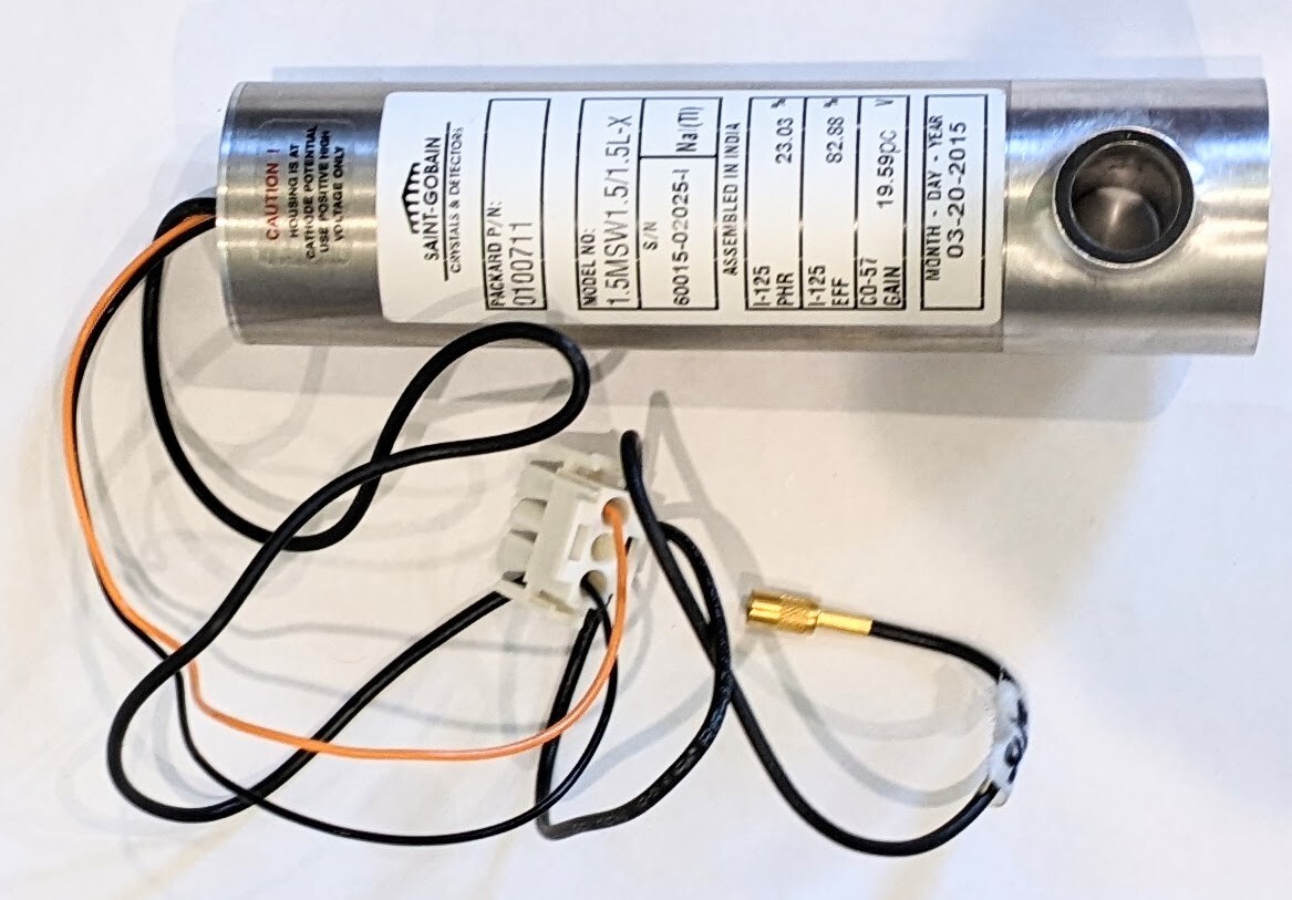 Bicron 1.5M1.5SW/1.5L-X Side Well NaI(Tl) Scintillation Gamma Detector ...
