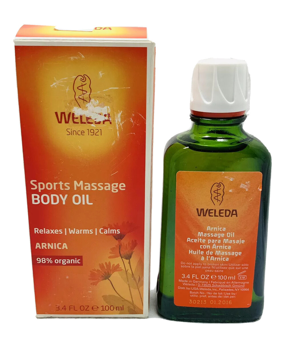 WELEDA SPORTS MASSAGE BODY OIL ARNCA 3.4oz | eBay