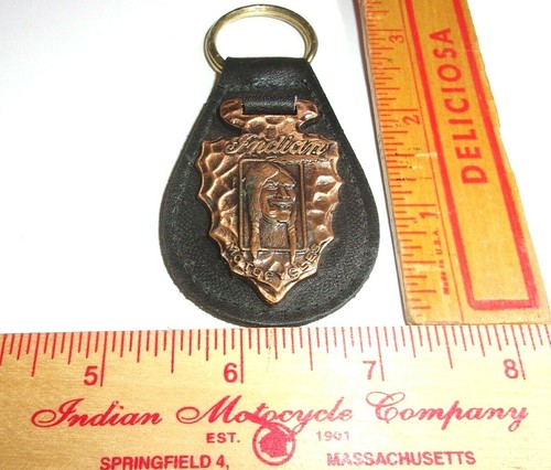 Indian motorcycle key fob vintage biker collectible old USA cycle ...
