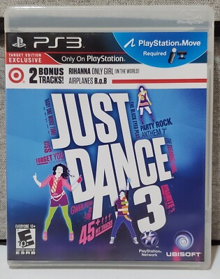 Just Dance 3 Sony PlayStation 3 PS3 Game Complete With Manual ...