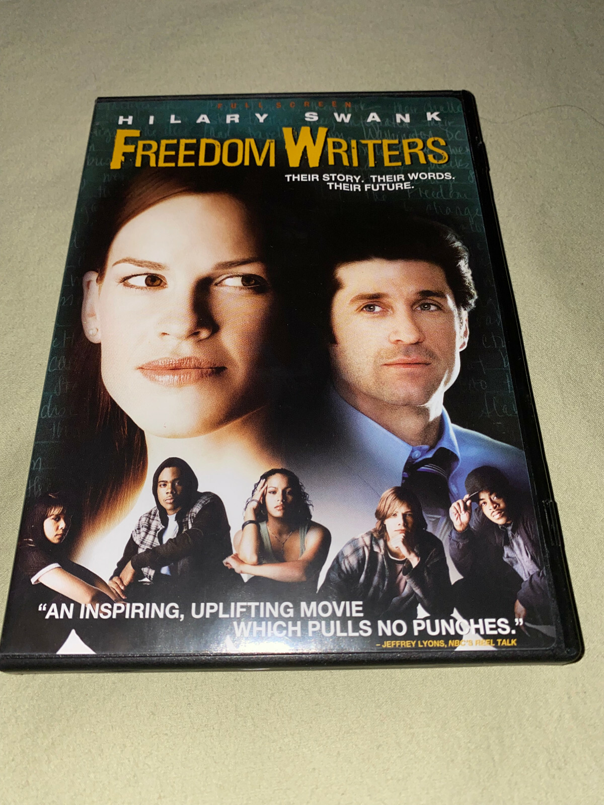 Freedom Writers DVD Full Screen Hilary Swank Patrick Dempsey Movie ...