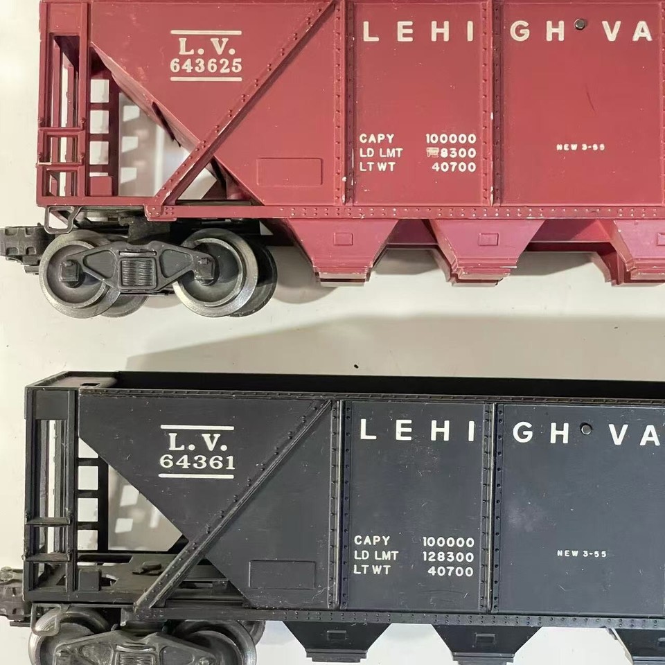 Lionel Postwar 6436-1 & 6436-25 Lehigh Valley O Gauge Set of 2 | eBay
