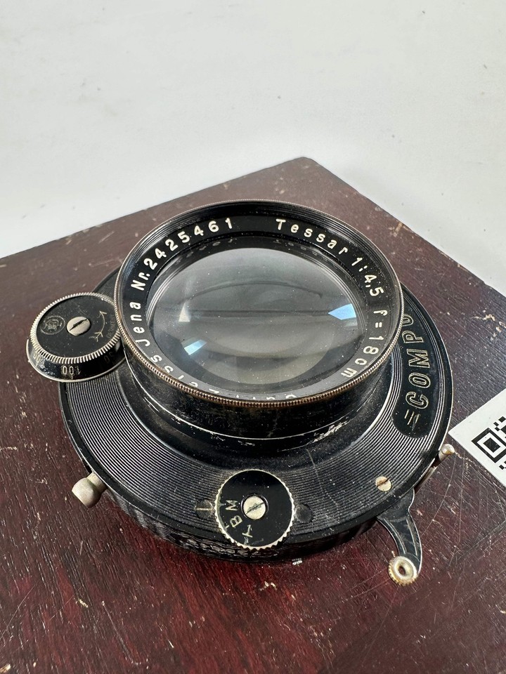 Carl Zeiss Jena 180mm 18cm f4.5 Tessar in Dial-Set Compur Shutter | eBay