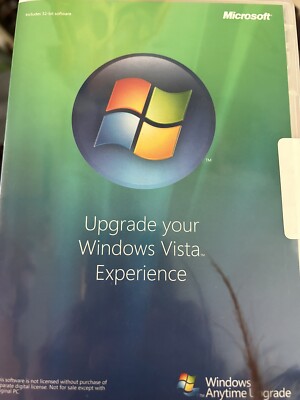 Microsoft Windows Anytime Upgrade Vista Experience Disc 32 Bit DVD Disc ...