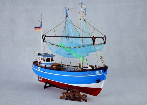 PELLWORM Modern Crab Fishing Boat Scale 1/48 Wood Model Ship Kit ...