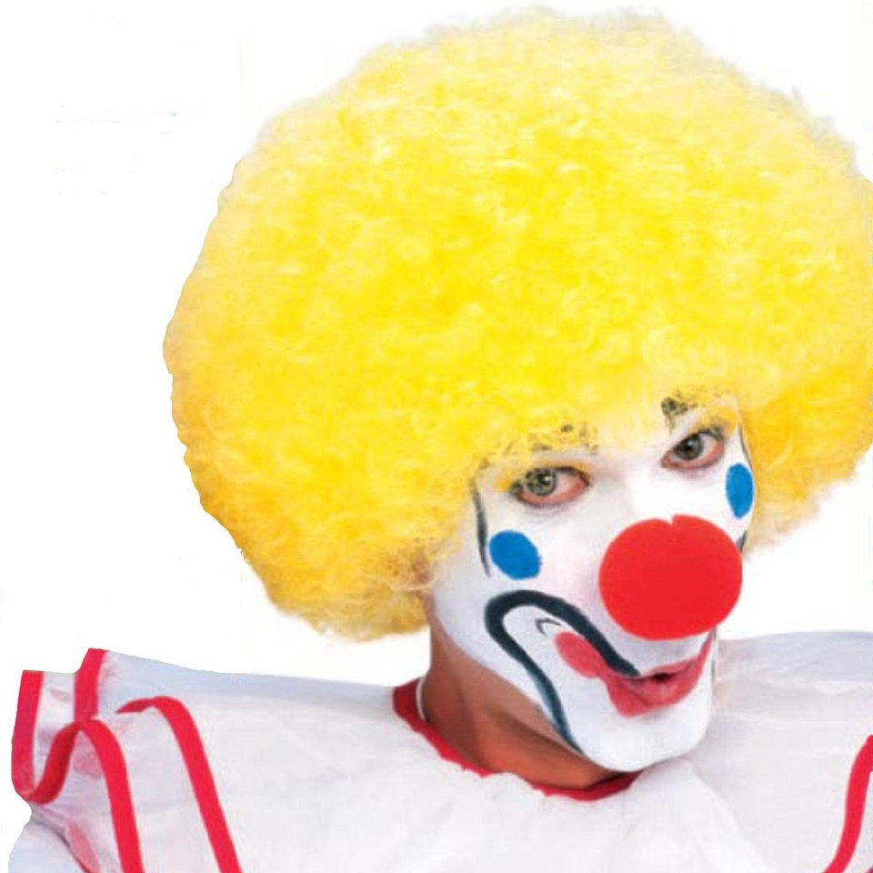 Clown Wig circus costume party accessory parade carnival stage prop ...