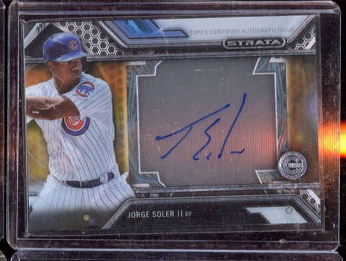 2016 TOPPS STRATA JORGE SOLER AUTOGRAPH LOS ANGELES ANGELS AUTO | eBay