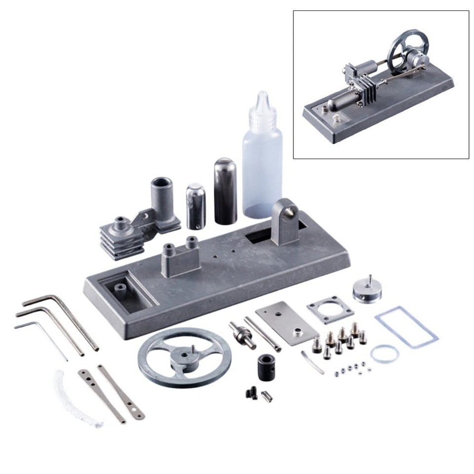 Interactive Engine Model Kit with LED Light and Easy Assembly Features ...