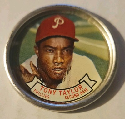 1964 Topps Coins Pin #113 Tony Taylor Philadelphia Phillies Vintage | eBay