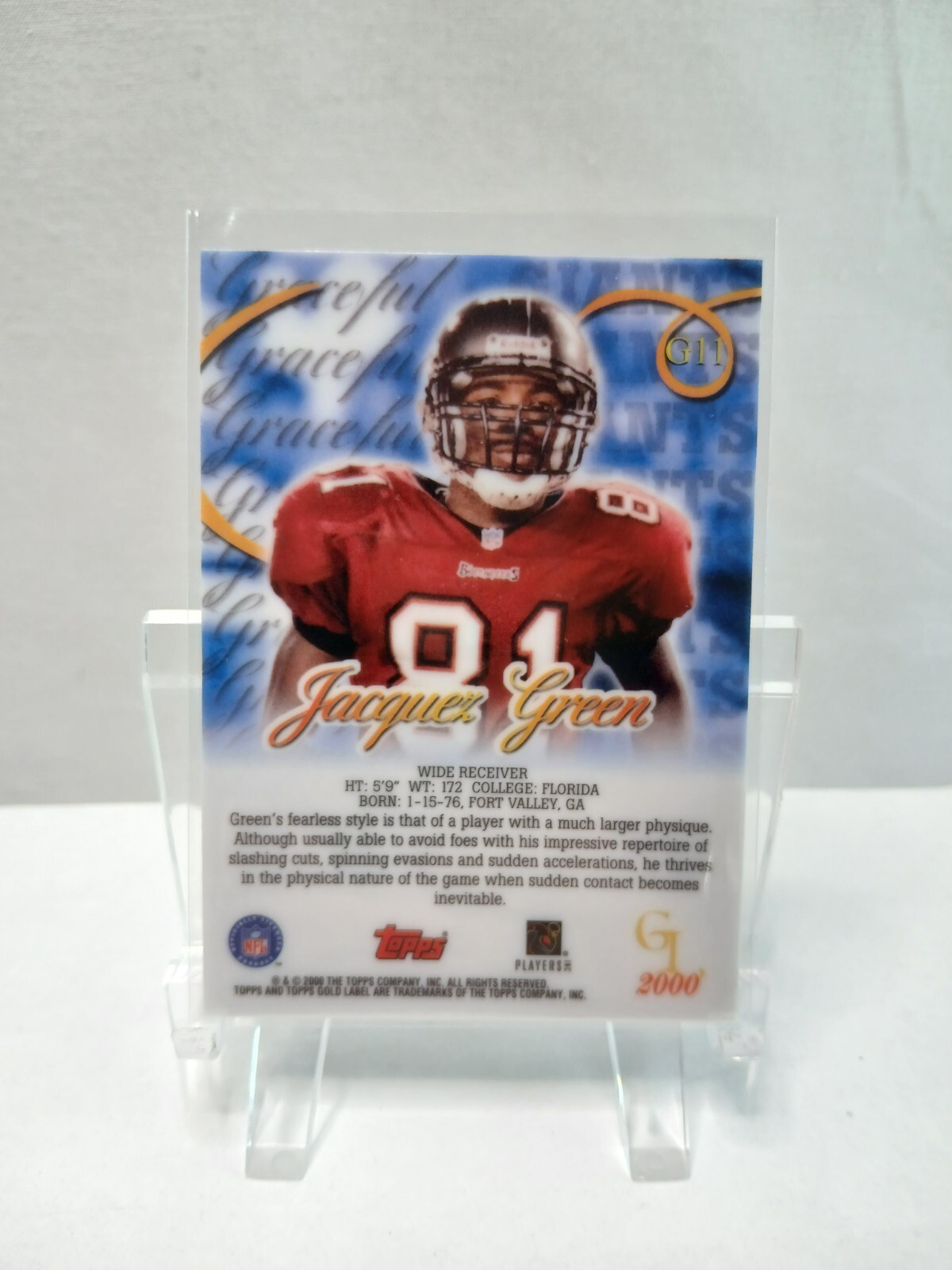 2000 Topps Gold Label - Graceful Giants Jacquez Green #G11 for sale ...