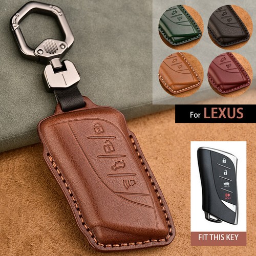 Genuine Leather Remote Key Case Fob Cover For Lexus ES UX NX LC500 ...