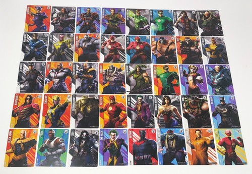 DC Injustice 40x Common Set (Series 4, Non-Foil, Matte) Arcade Cards | eBay