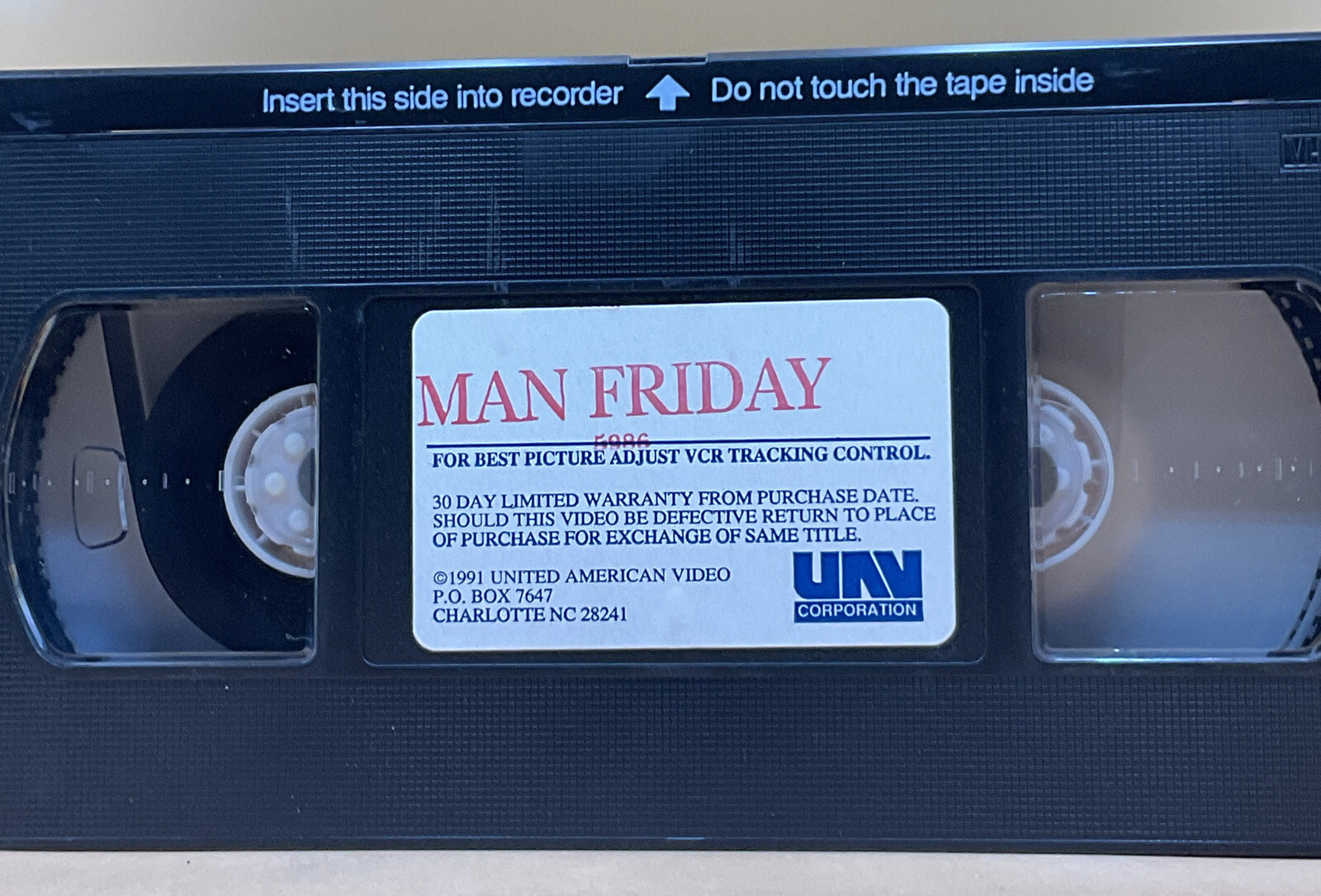 Man Friday VHS 1975, 1994 Richard Roundtree Partial Shrink **Buy 2 Get ...