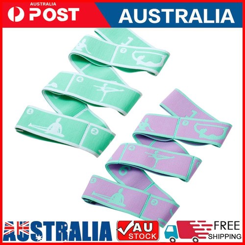 Stretch Strap Elastic Exercise Strap Durable with 8 Loops for Home ...