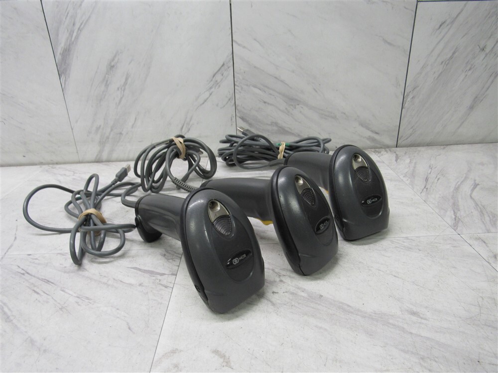 Lot of 3 NCR Motorola LS4208 Handheld 1D/2D Barcode Scanners Cleared ...