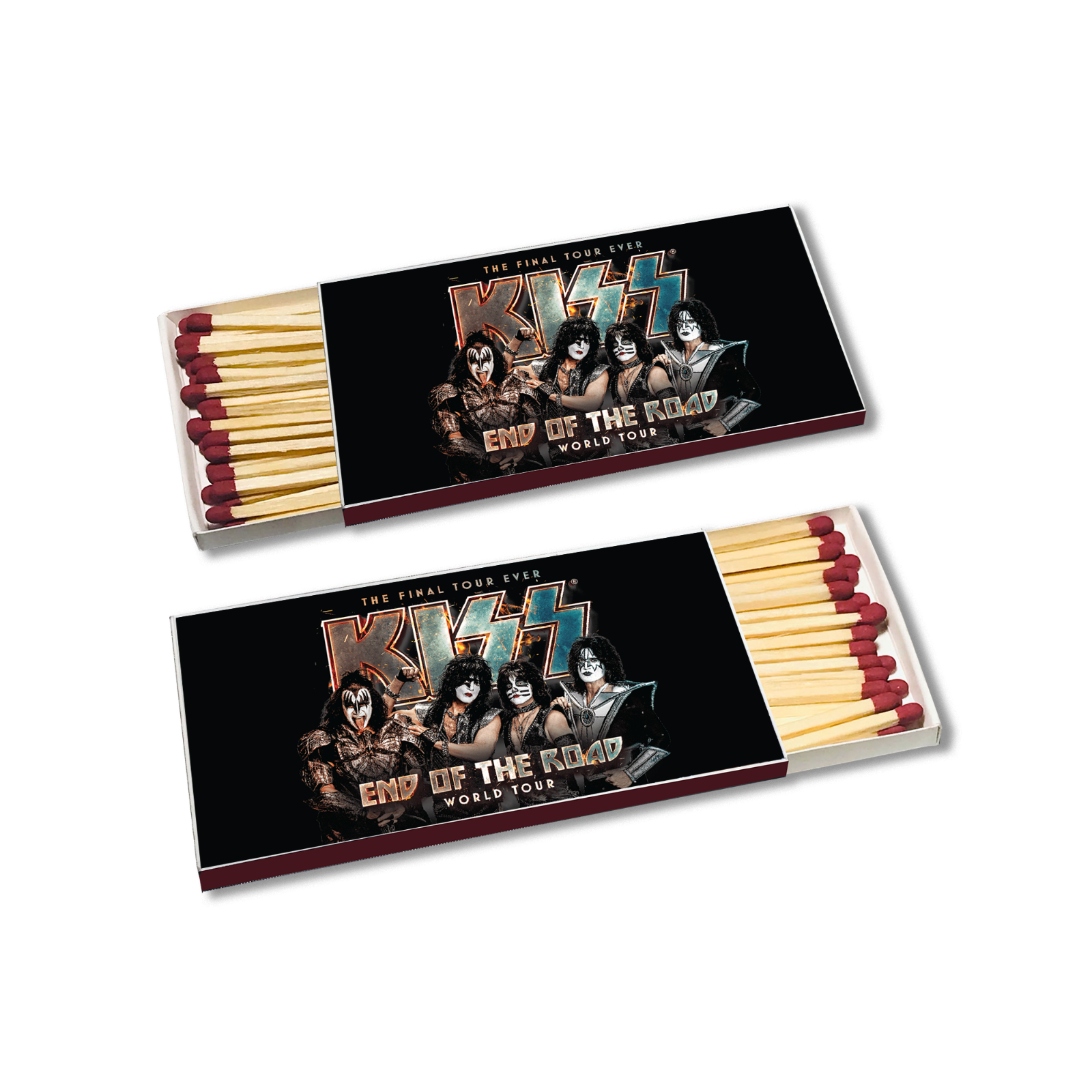 Kiss Band. End of The Road. Match Boxes 2 King Size XL Matches Sharing ...