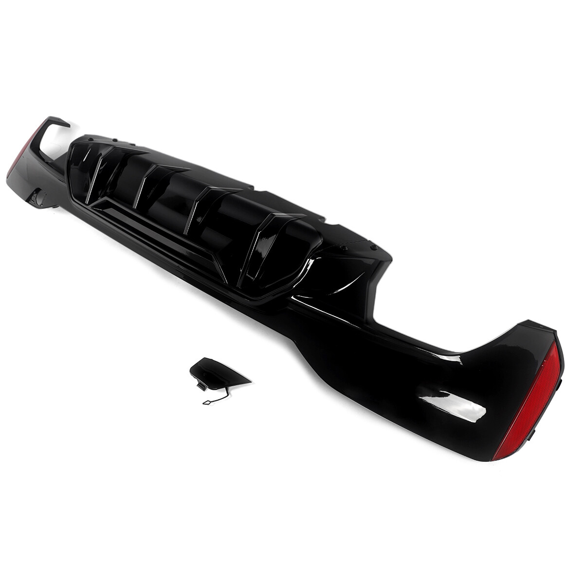 M Competition Style Quad Tips Rear Diffuser For BMW G30 530i 530e 540i ...