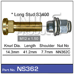 NICE PRODUCTS Stud & Nut NS362 NS362 | eBay Australia