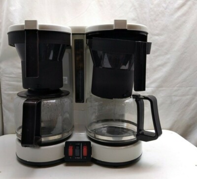 Krups Coffee Tea Espresso Double Dual 8 Cup Glass Carafe Duo Thek ...