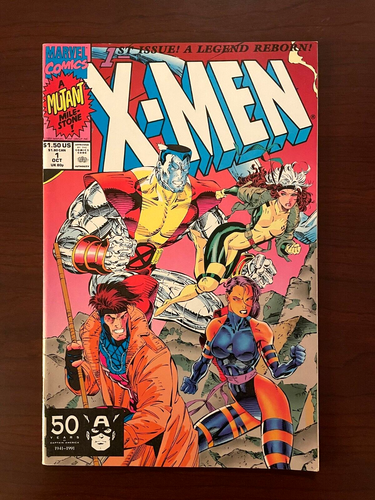 X-Men #1 (Marvel Comics 1991) Jim Lee Variant Cover Gambit Rogue ...
